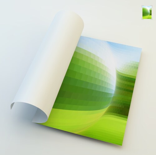 Notebook cover design marble texture Royalty Free Vector