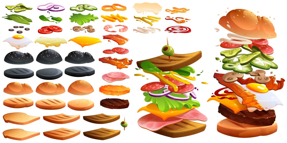 Burger Cartoon Vector Images (over 20,000)