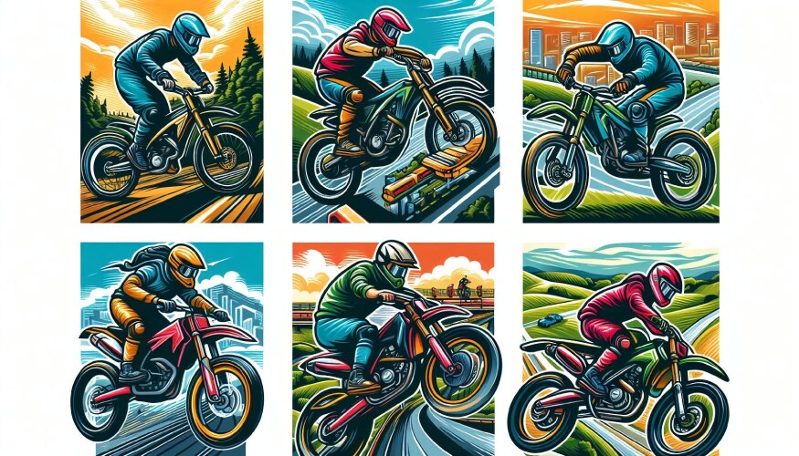 Biker logo Royalty Free Vector Image - VectorStock