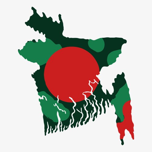 Premium bangladesh map for web and print Vector Image