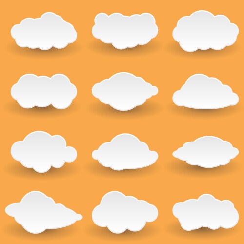 Clouds Royalty Free Vector Image - VectorStock