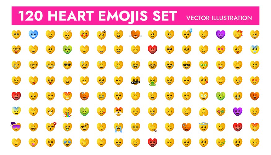 Heart Emoji Vector Images (over 23,000)