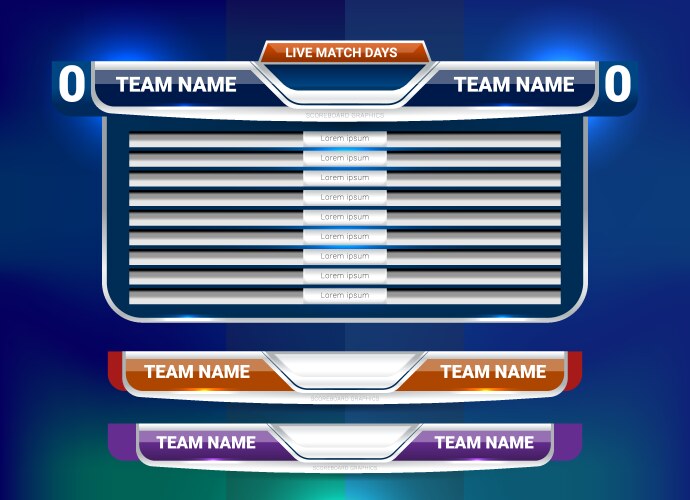 Football Lower Third Vector Images (over 260)