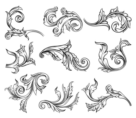 Scroll Black and White Vector Images (over 79,000)