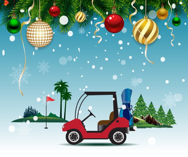 Golfing Santa Vector Images (over 120)