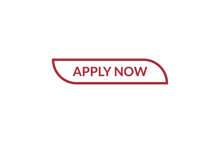 Enroll now red ribbon label banner open available Vector Image
