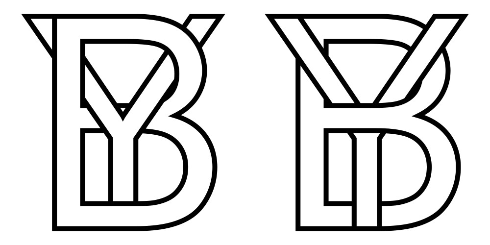 Two Letter B Logo Vector Images (over 340)