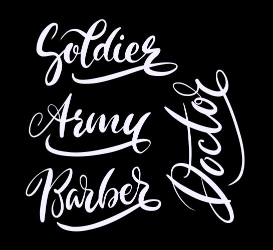 Military and army font camouflage rough pattern Vector Image