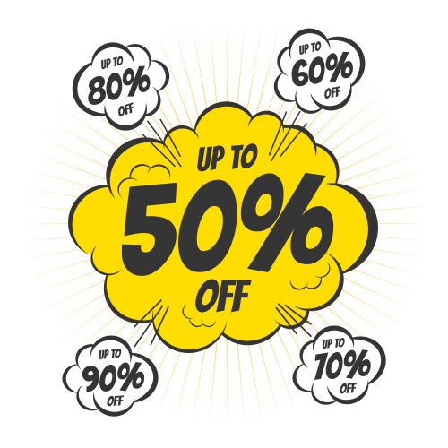 Label recommended for you concept discount Vector Image