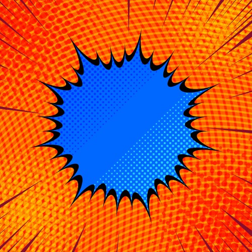 Comic page bright concept Royalty Free Vector Image