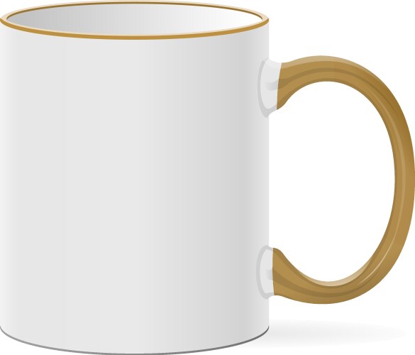 Coffee mug Royalty Free Vector Image - VectorStock