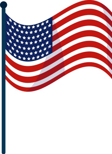 American Flag Pole Vector Images (over 2,500)