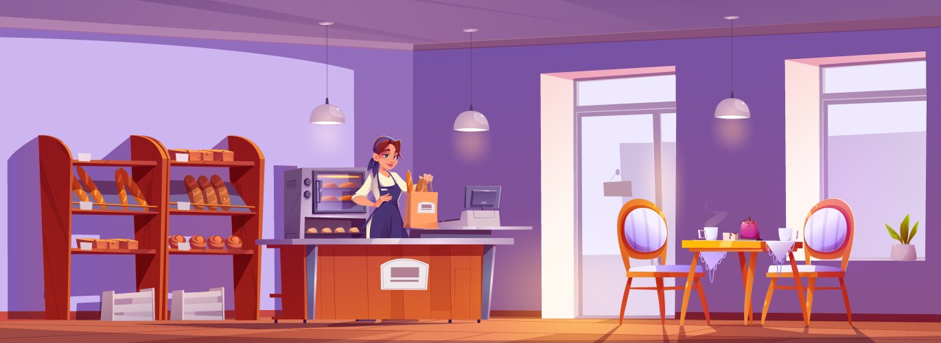 Bakery Scene Vector Images (over 840)