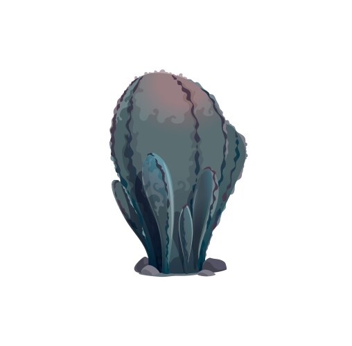 Elephant cactus mexican giant cardon isolated Vector Image