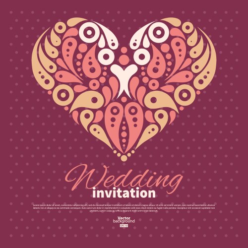 Heart card Royalty Free Vector Image - VectorStock