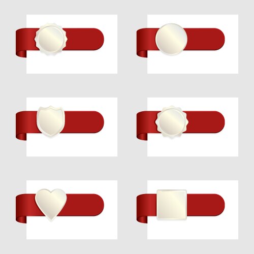 Creative set of decorative Royalty Free Vector Image