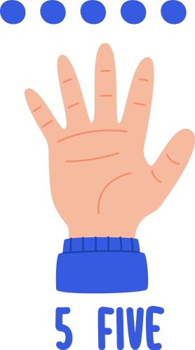 Finger Counting Vector Images (over 4,300)