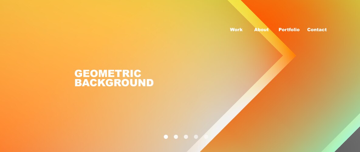 Triangle minimal web site page background design Vector Image