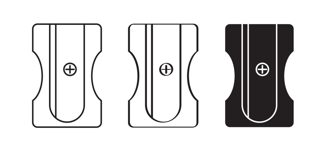 Shopner drawing or pencil sharpener Royalty Free Vector