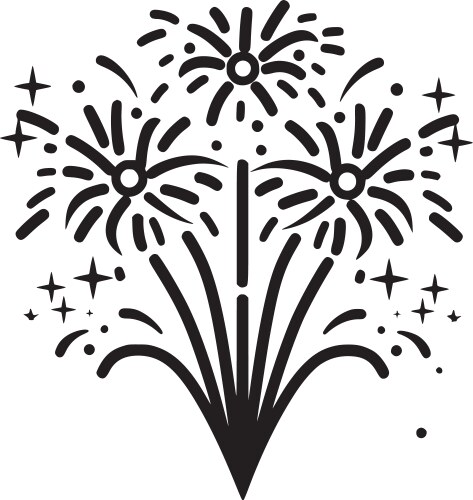 Firework Crackers Outline Vector Images (over 540)