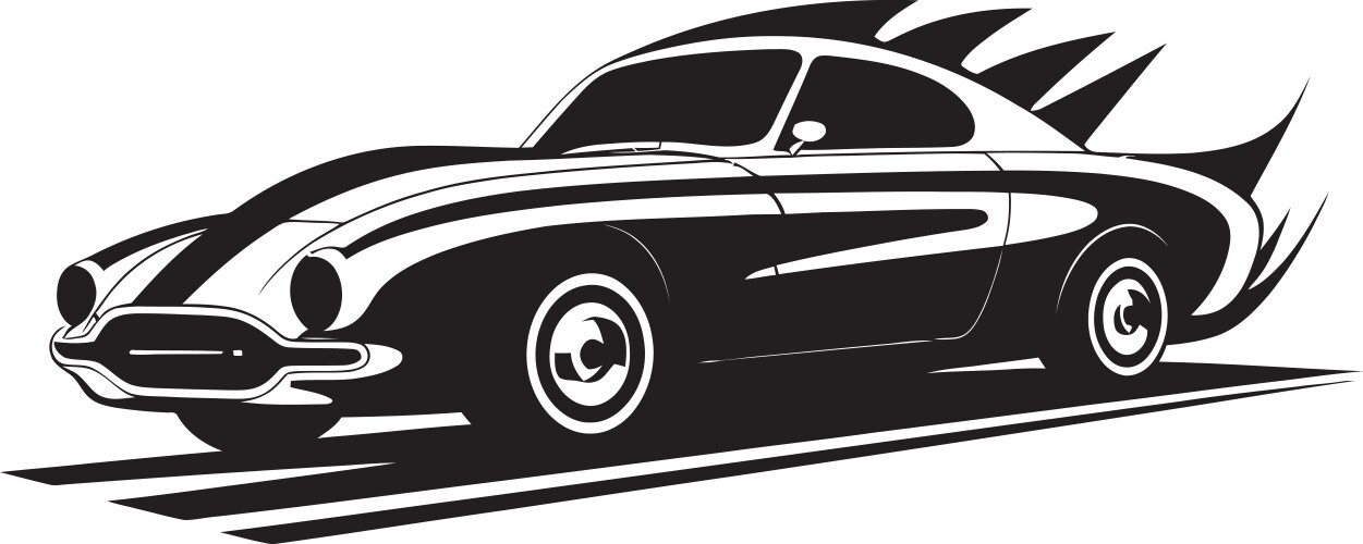 Dynamic speedster fusion logo icon racing Vector Image