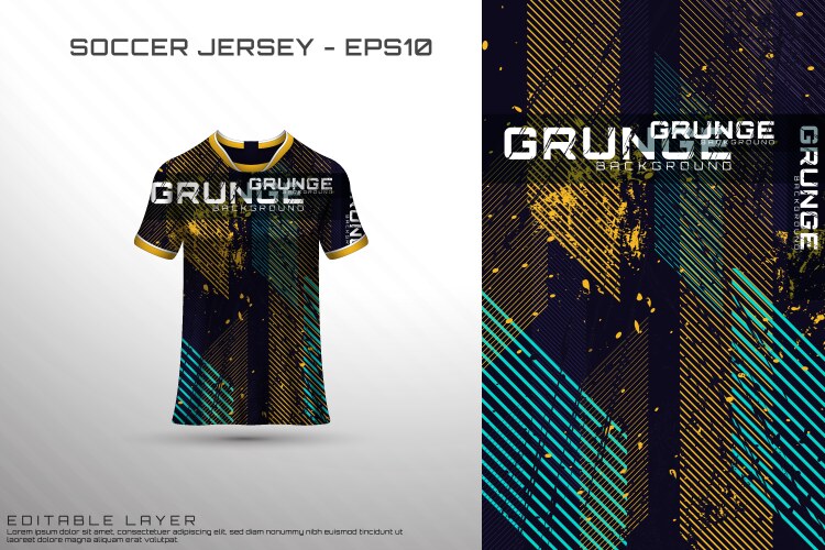 Soccer jersey pattern design bauhause Royalty Free Vector