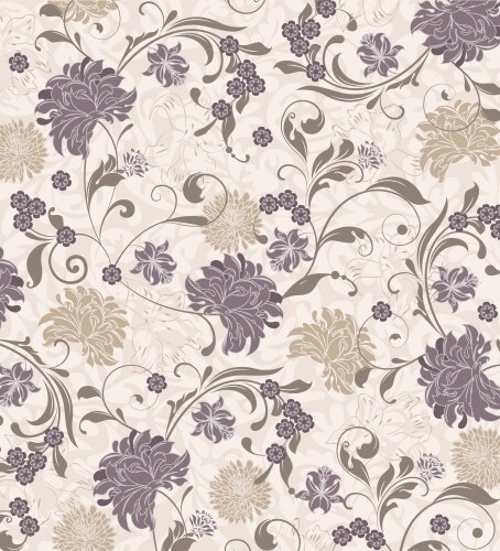Floral ornamental seamless carpet Royalty Free Vector Image