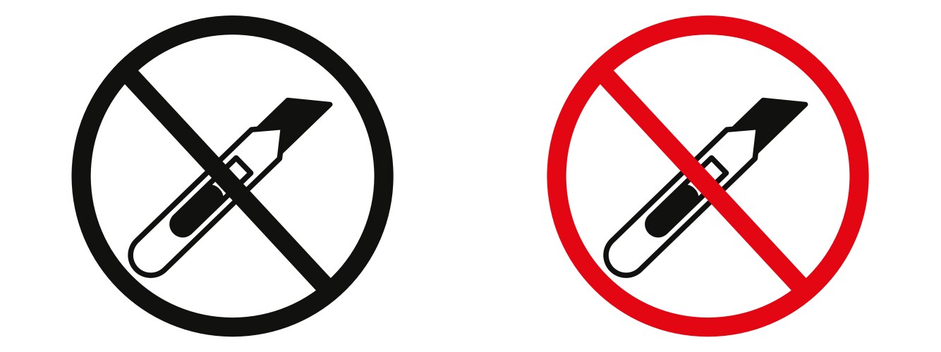 Ensure safety with this do not enter sign Vector Image