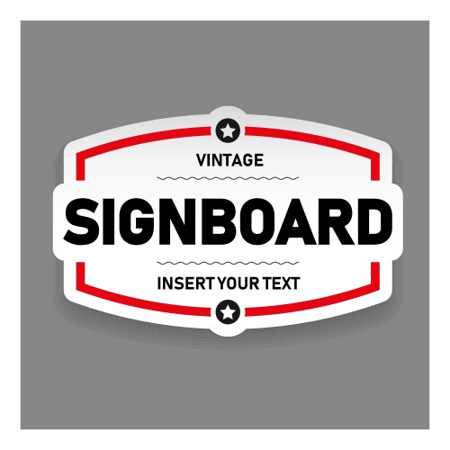 Vintage Sign Vector Images (over 2 million)