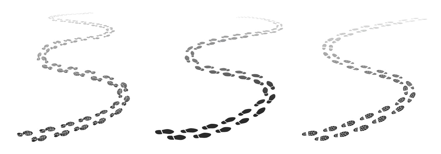 Hiking Footprints Vector Images (over 950)