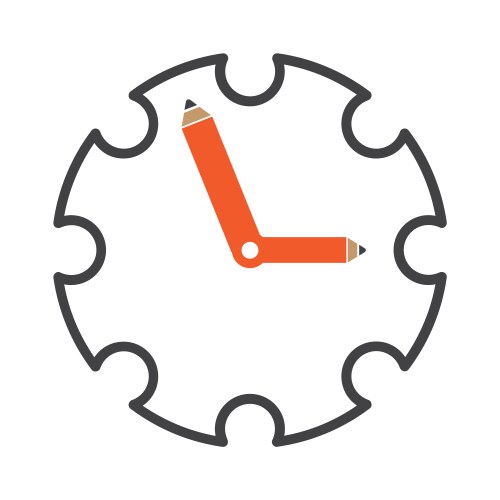 Time logo Royalty Free Vector Image - VectorStock