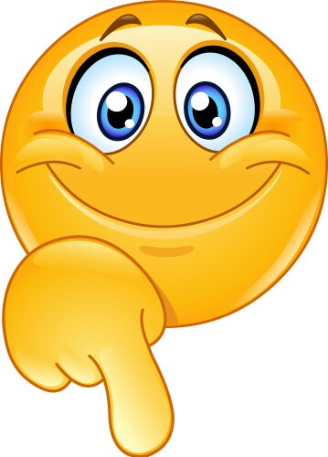 Bowing down emoticon Royalty Free Vector Image