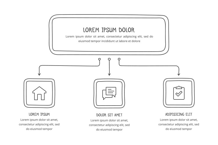Hand Drawn Flow Chart Arrow Vector Images (over 270)