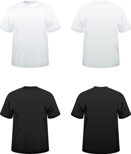 T-Shirt Template Front and Back Vector Images (over 17,000)