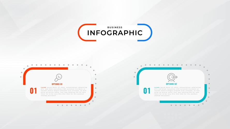 Three step infographic label design template Vector Image