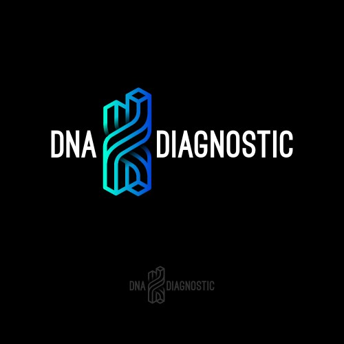 Dna logo template medical innovation technology Vector Image