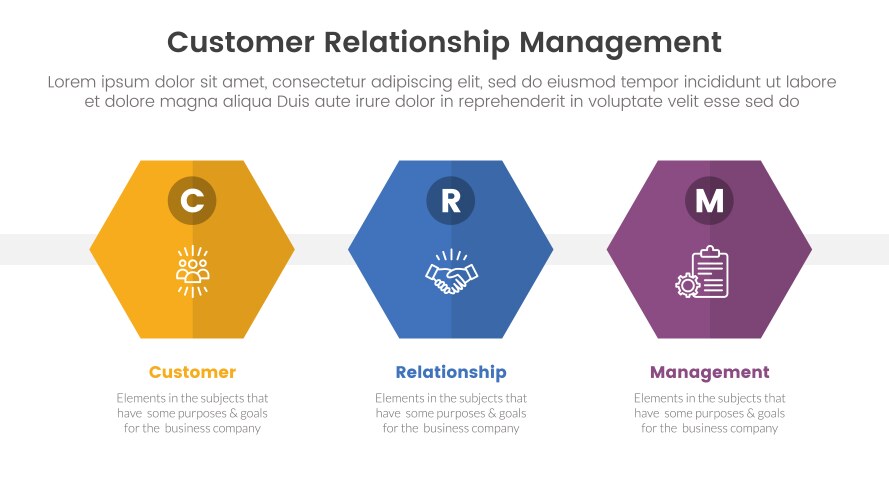 Crm customer relationship management infographic Vector Image