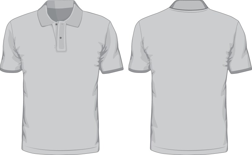 Polo shirt template Vector Images & Graphics for Commercial Use ...