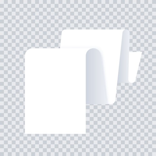 Long paper document Royalty Free Vector Image - VectorStock