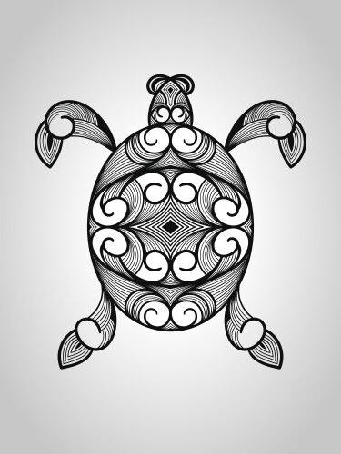 Maori Turtle Vector Images (over 300)