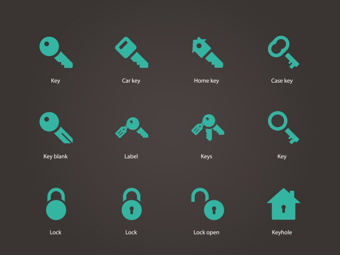 Key Icons Vector Images (over 270,000)