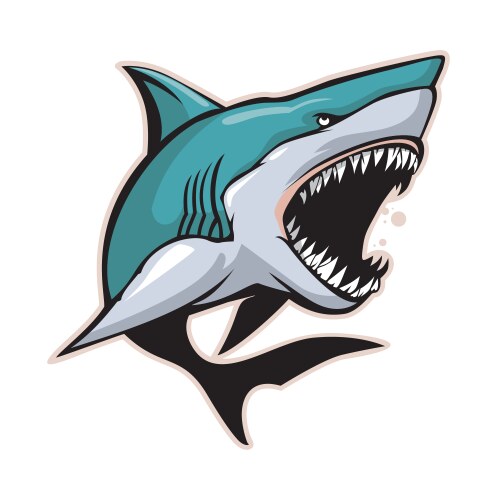 Great White Shark Logo Vector Images (over 1,900)