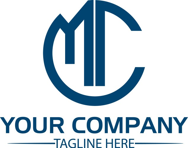 Logo concept design abstract digital technology Vector Image