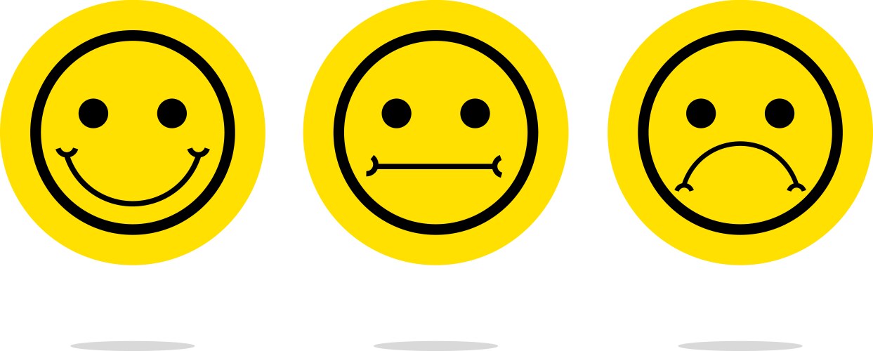 Smile template design Royalty Free Vector Image