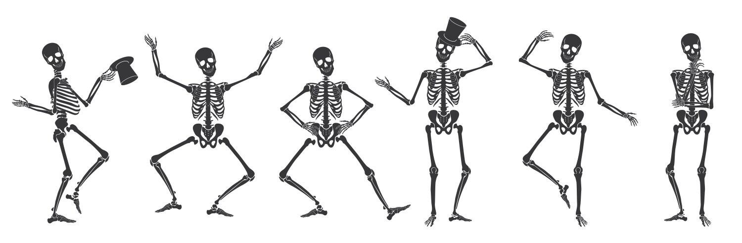 Dancing Skeletons Vector Images (over 2,700)