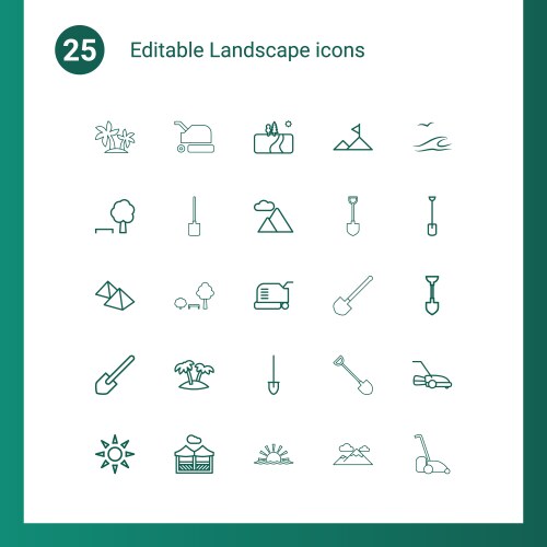 Free Landscape Symbols Vector Images (over 5,300)