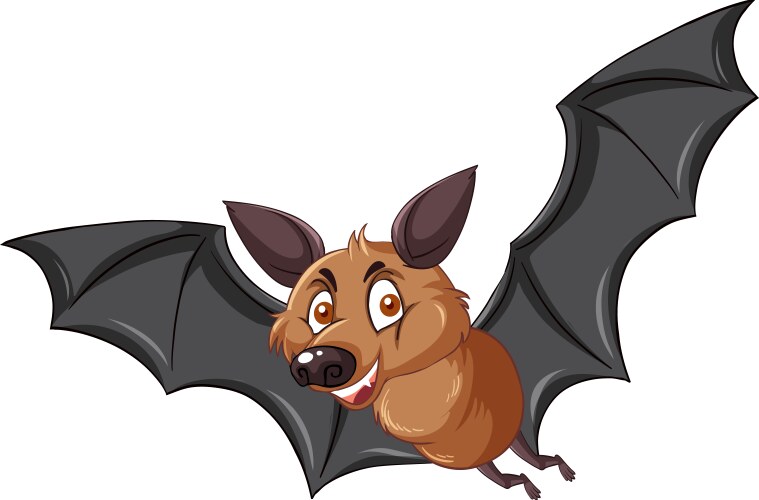 Bat cartoon Royalty Free Vector Image - VectorStock