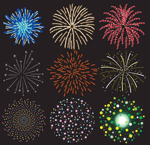 Fireworks Royalty Free Vector Image - VectorStock