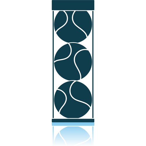 Tennis ball blueprints Royalty Free Vector Image