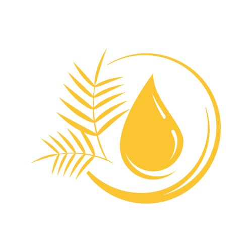 Tree palm oil design template Royalty Free Vector Image